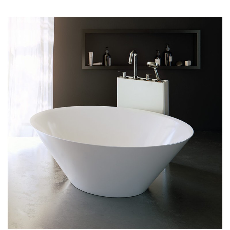 Marmorin Spot wanna okrągła wolnostojąca 140x140 biała - Pro Łazienki ... Marmorin Spot wanna okrągła wolnostojąca 140x140 biała - Pro Łazienki ...